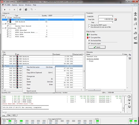 Data Extractor Express_Data Extractor Express_产品中心_PC3000_PC3000中国总代理-天津通达昌荣科技有限公司